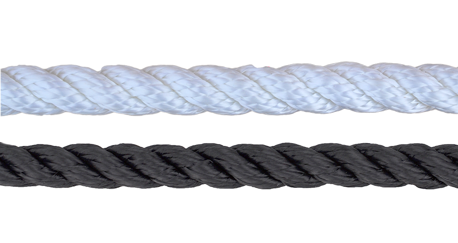 3/4" 3-Strand Twisted Nylon Rope
