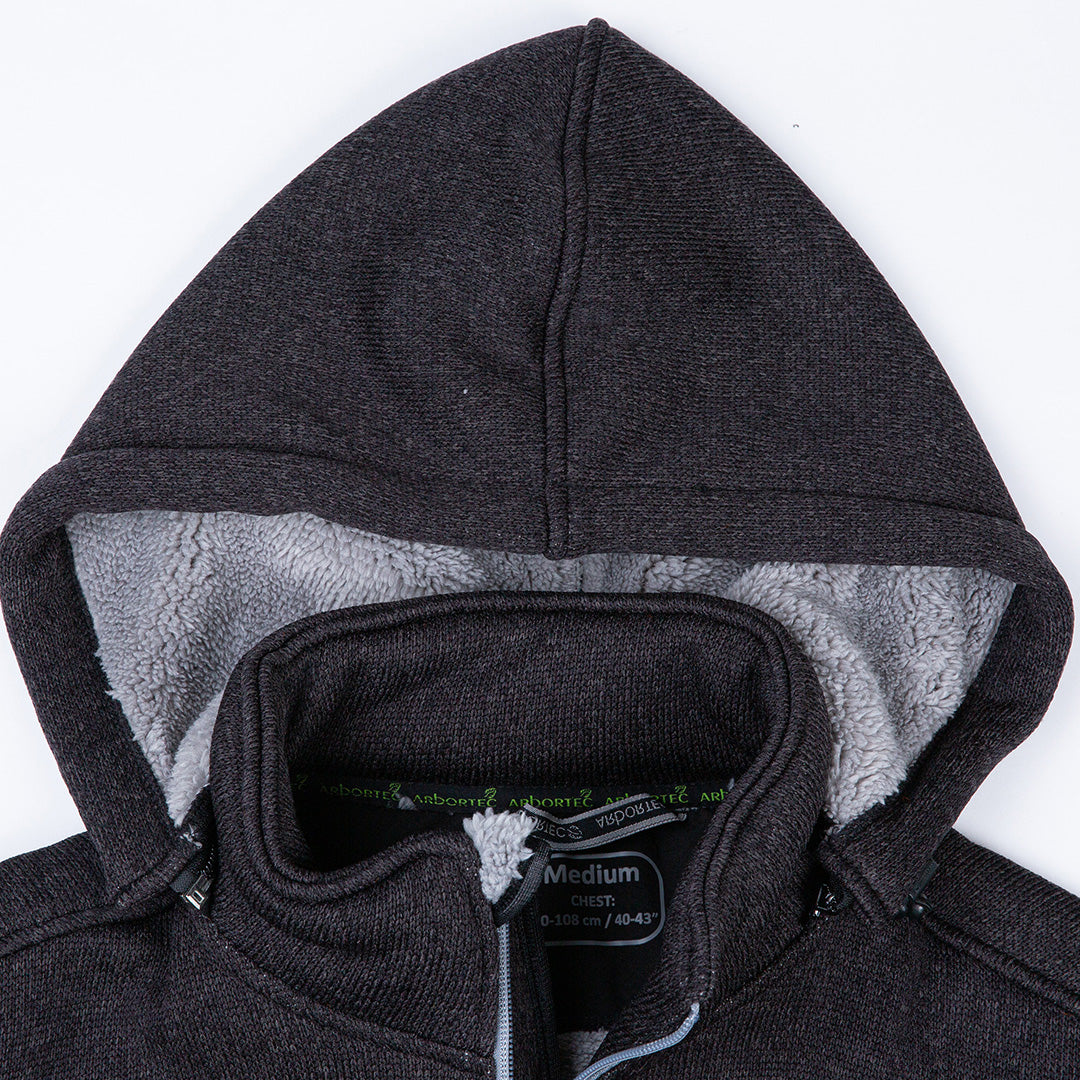 ARBORTEC Yeti Knitted Fleece Lined Hooded Jacket